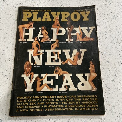 Playboy Magazine January 1976 Cover: All 1975 Playmates Playmate: Daina ...