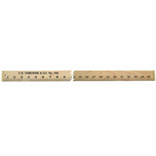 C.S. OsborneNo. 160 - Wood Ruler 72 inch --------NJ & NY PICK UP ONLY ...