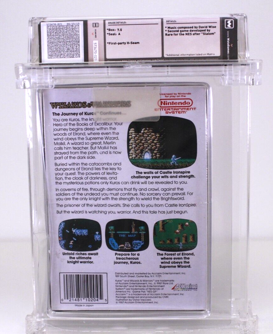 Wizards & Warriors (Nintendo Entertainment System, 1987) for sale ...