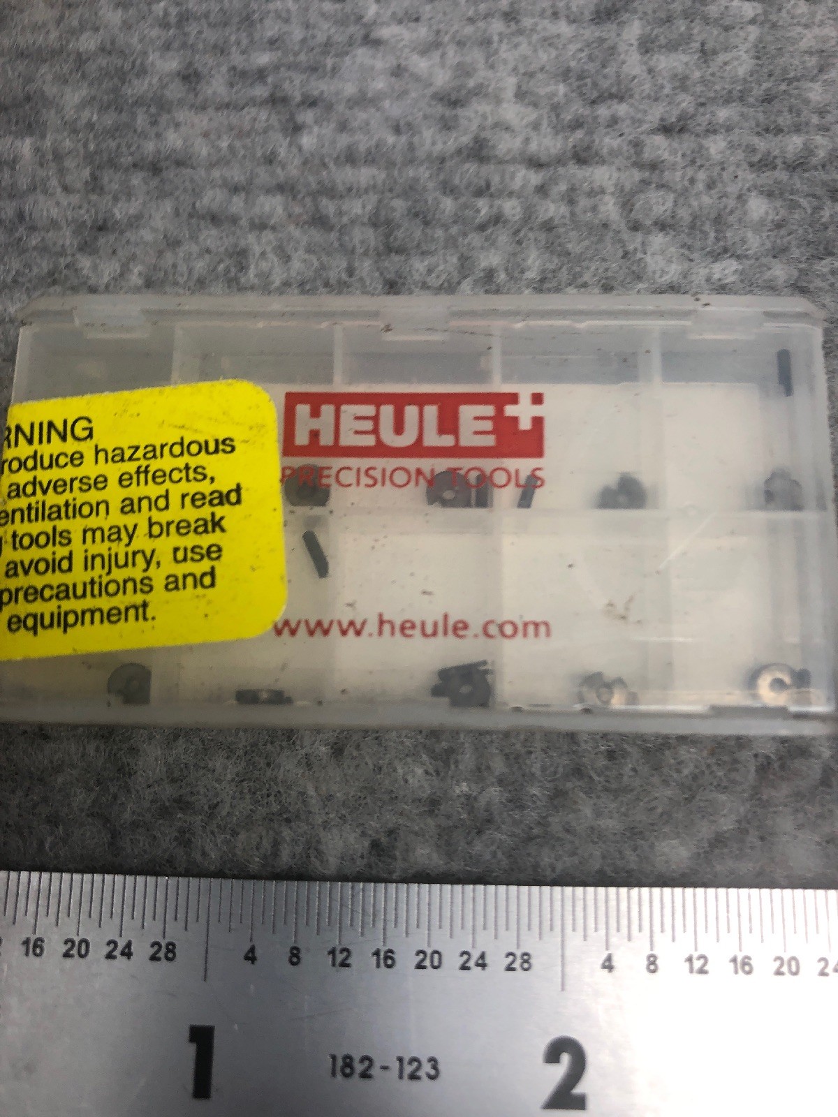 HEULE GH-C-M-0874 Carbide Deburring Snap Tool Insert- COFA 4 Blade 10 ...
