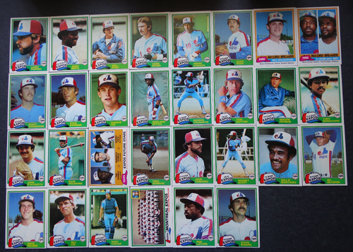 1981 Topps Montreal Expos Team Set of 30 Baseball Cards | eBay