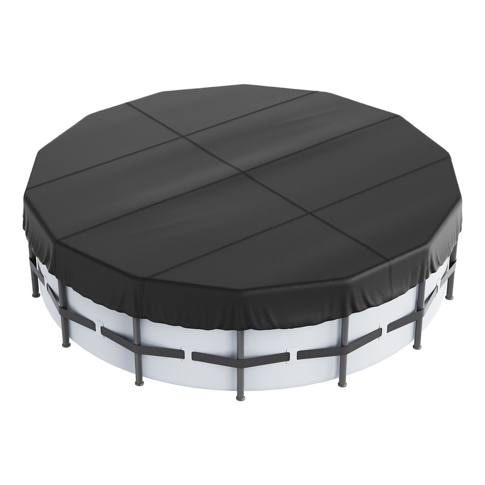 VEVOR 18 Ft Round Pool Cover Above Ground Swimming Pool Cover ...