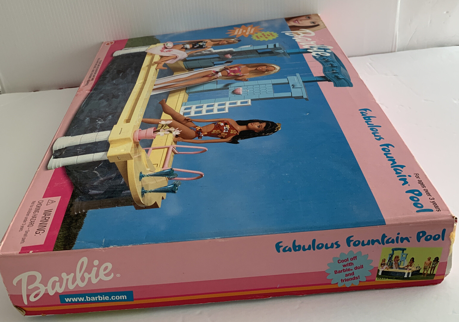 Barbie Fabulous Fountain Pool Playset 2002 Mattel 67390 for sale online ...