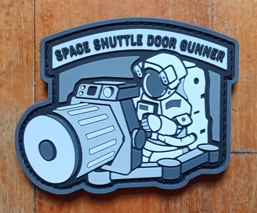 Extac Australia Msm Space Shuttle Door Gunner Patch Acu