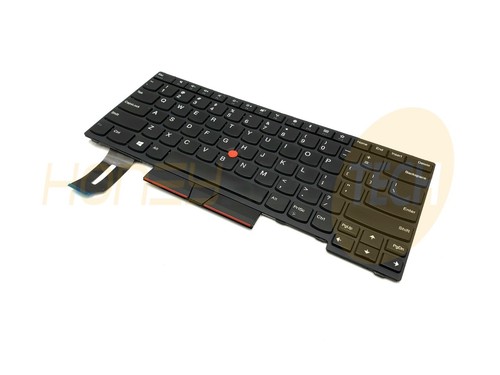 GENUINE LENOVO THINKPAD E480 E485 T490 T480S US KEYBOARD 01YP320 ...