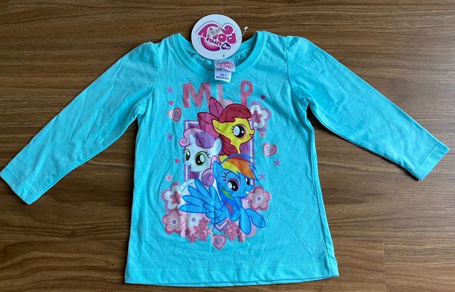 MY LITTLE PONY LONG SLEEVE TEE - BNWT~~SIZE 2 | eBay