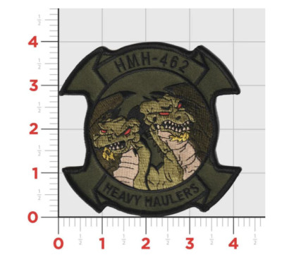 MARINE CORPS HMH-462 HEAVY HAULERS GREEN EMBROIDERED PATCH | eBay