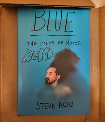 Steve Aoki Autographed Book: Blue The Color Of Noise | eBay