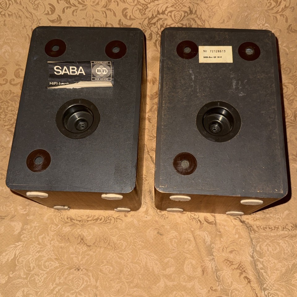 SABA Box 30 Vintage HIFI Stereo Speakers Made in Germany 1974 | eBay