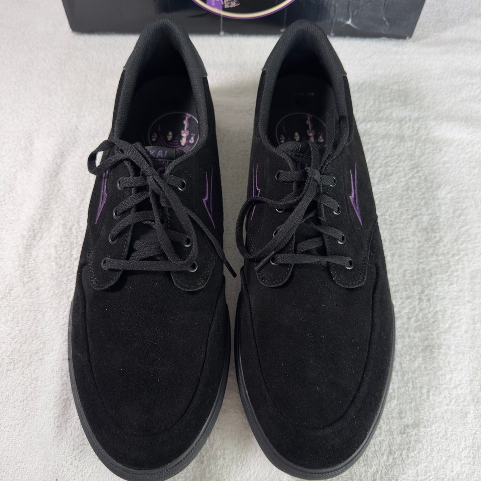 Lakai x Black Sabbath Riley III Black Suede Skate Shoes Mens Size 14 ...