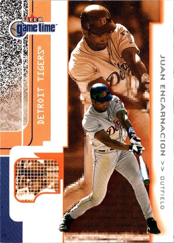 2001 Fleer Game Time Juan Encarnacion #15 Detroit Tigers Baseball Card ...