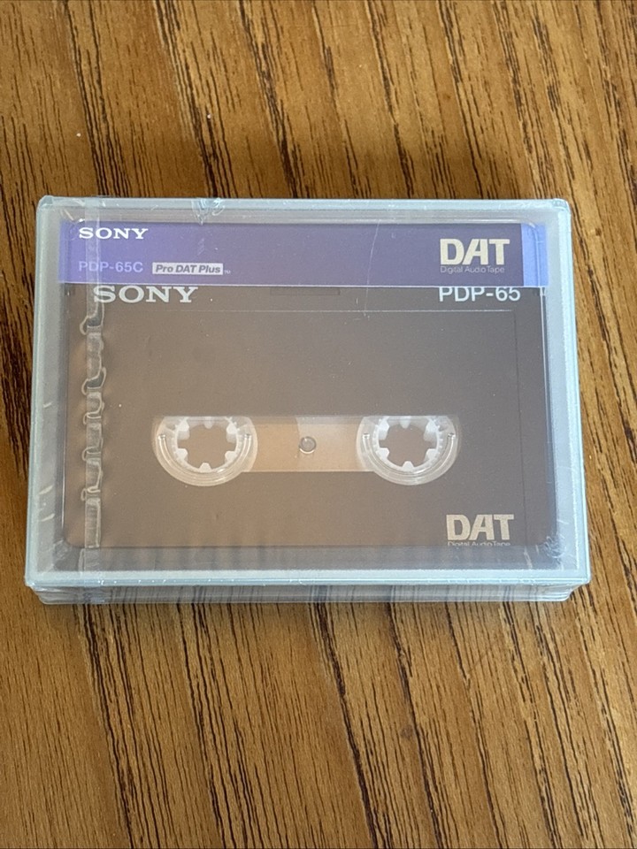 NEW Sony PDP-65C Pro DAT Plus 65 DAT Tape for Professional Use | eBay