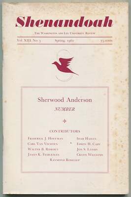 Cecil D EBY / Shenandoah The Washington and Lee University Review ...