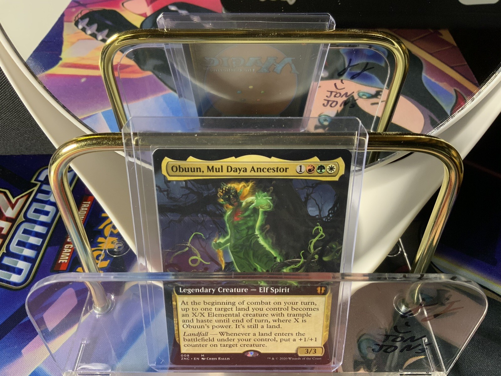 Obuun, Mul Daya Ancestor (Extended Art) MTG:Commander Zendikar Rising ...