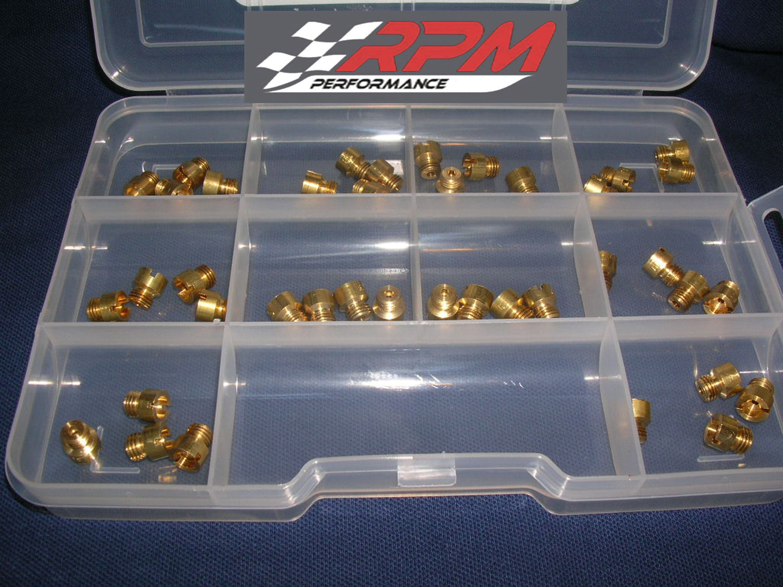 Holley Carburetor 1/4-32 GAS MAIN JETS ASSORTMENT KIT 60-69 4 EACH 40 ...