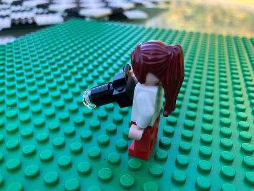 Lego TMNT APRIL O'NEIL Oneil Journalist minifig photographer camera ...