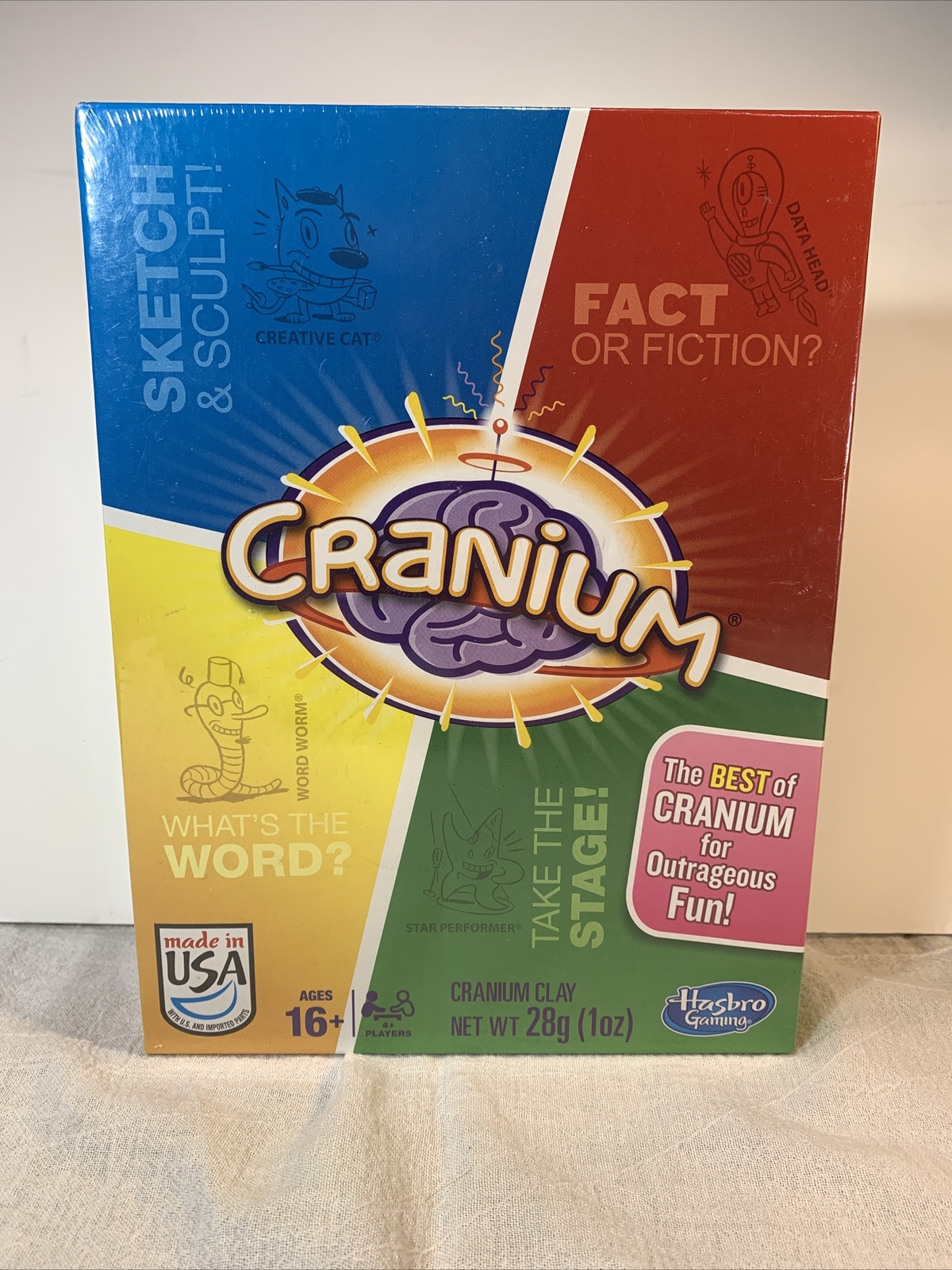 Cranium Game Hasbro The Best of Cranium for Outrageous Fun - New Sealed ...