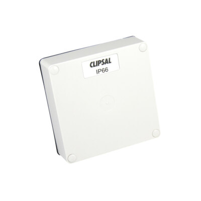 Clipsal 56 Series 1 Gang Enclosure Lid Cover Resistant White Electric ...