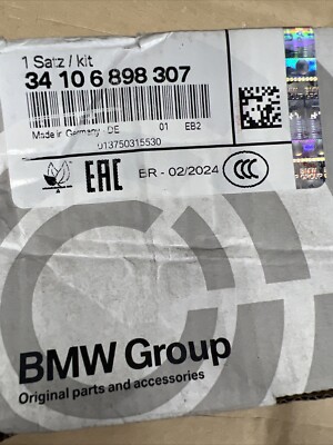 Genuine OEM Front Brake Pad Set For BMW 34106898307 | eBay