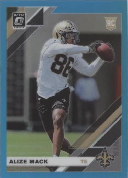 2019 Panini Donruss Optic - Rookies Alize Mack #139 Aqua Prizm /299 (RC ...