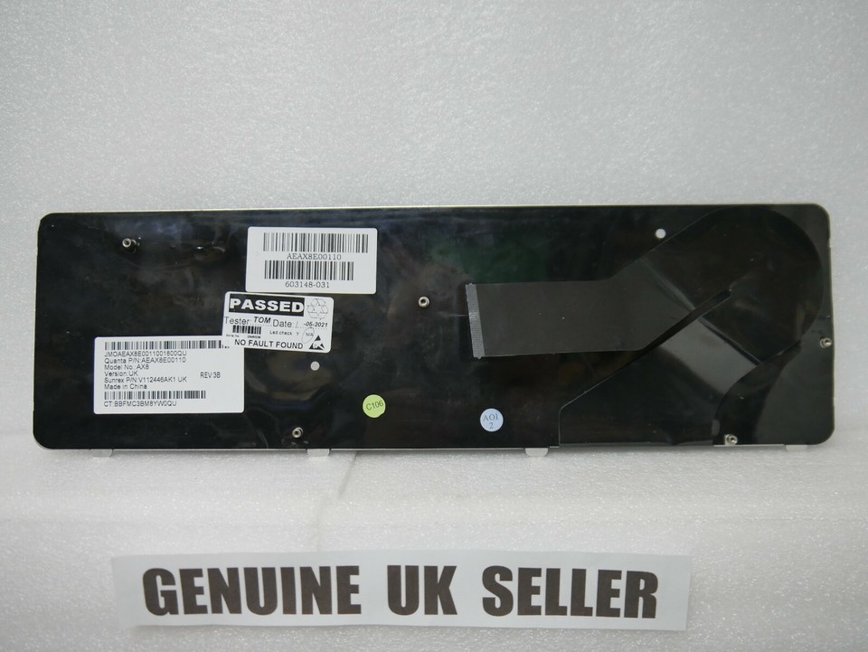 HP Pavilion CQ72 G72-110SA LAPTOP NOTEBOOK KEYBOARD UK QWERTY 603148 ...
