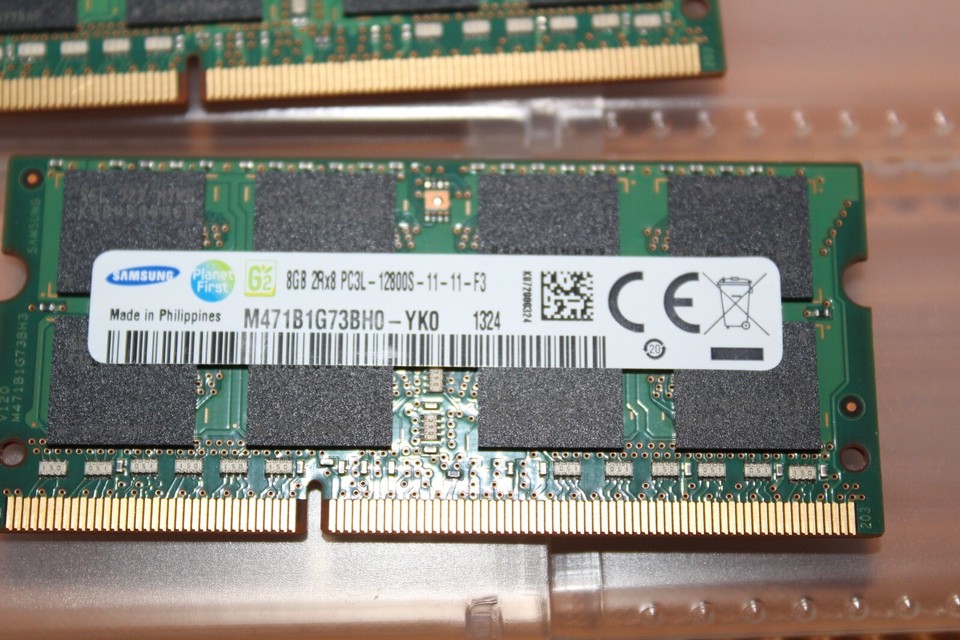 3 Piece Memory Sticks Samsung DDR3L 24GB Total Computer Networking ...