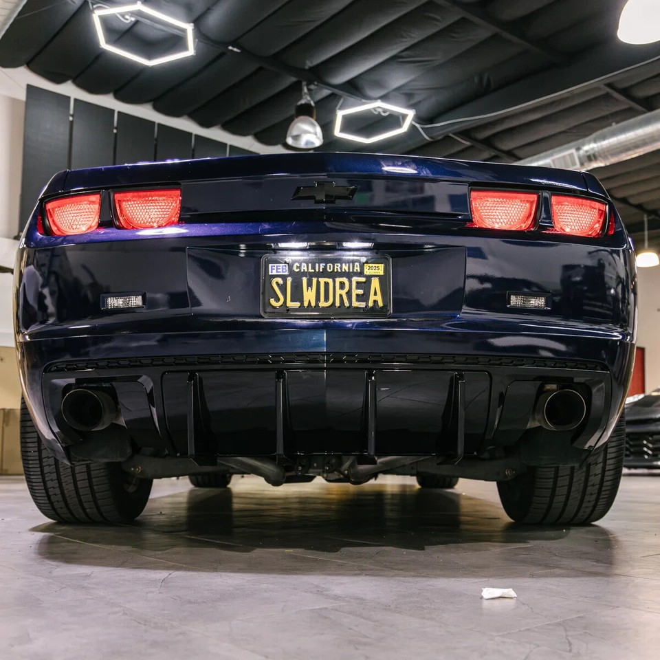 2010-2013 Chevy Camaro Evo Style Shark Fins Rear Diffuser Quad/Single ...