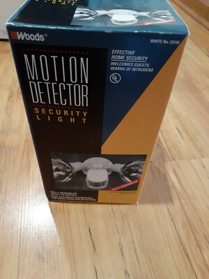 NEW Woods #2319 Outdoor Security Light Motion Detector Kit White 80 ...
