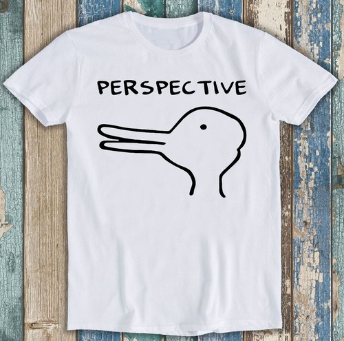 Perspective Rabbit Duck Bunny Funny Gift Tee T Shirt M1316 | eBay UK