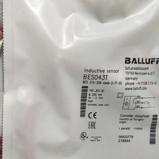 1pieces New Balluff Proximity switch BES 515-326-SA49-D-TF-02 Fast ...