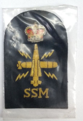 Royal Marine Capteurs sous-Marin Ssm Fil Tressé Noir & Doré ...