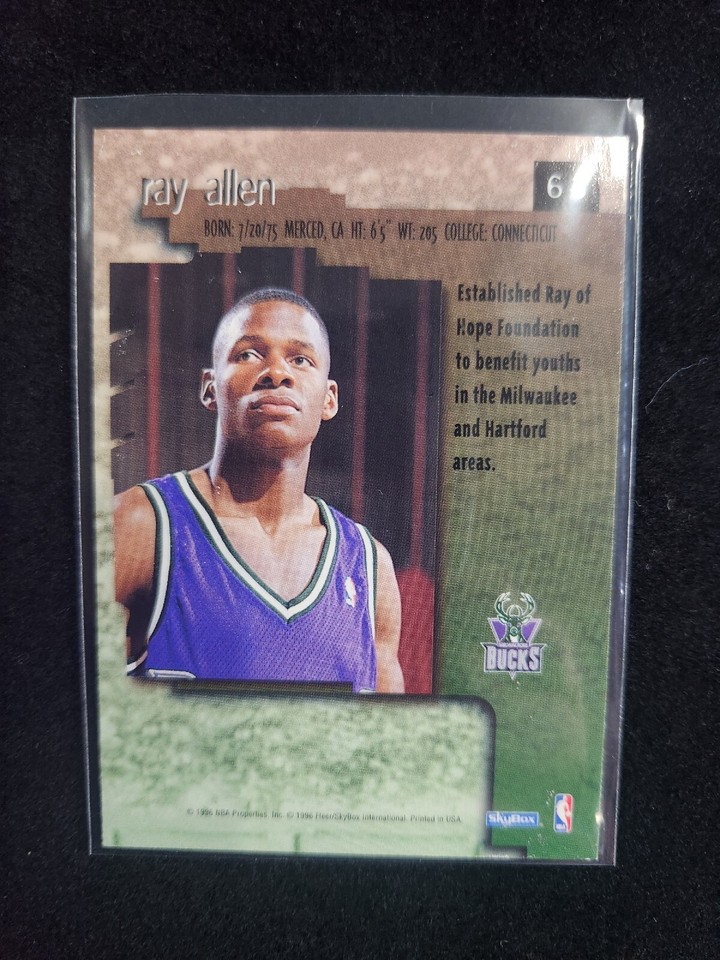1996-97 Skybox Premium - #63 Ray Allen (RC) | eBay