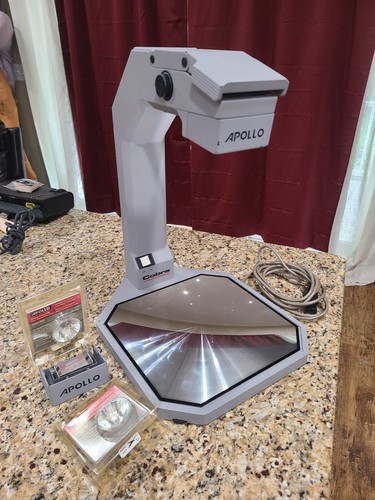 Apollo Cobra VS 3000 Portable Reflective Overhead Projector 2 New Bulbs ...