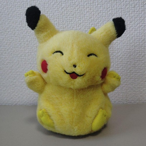 Rare Tomy Made Smiling Pikachu Moving Stuffed Toy Frilly Pokemon | eBay