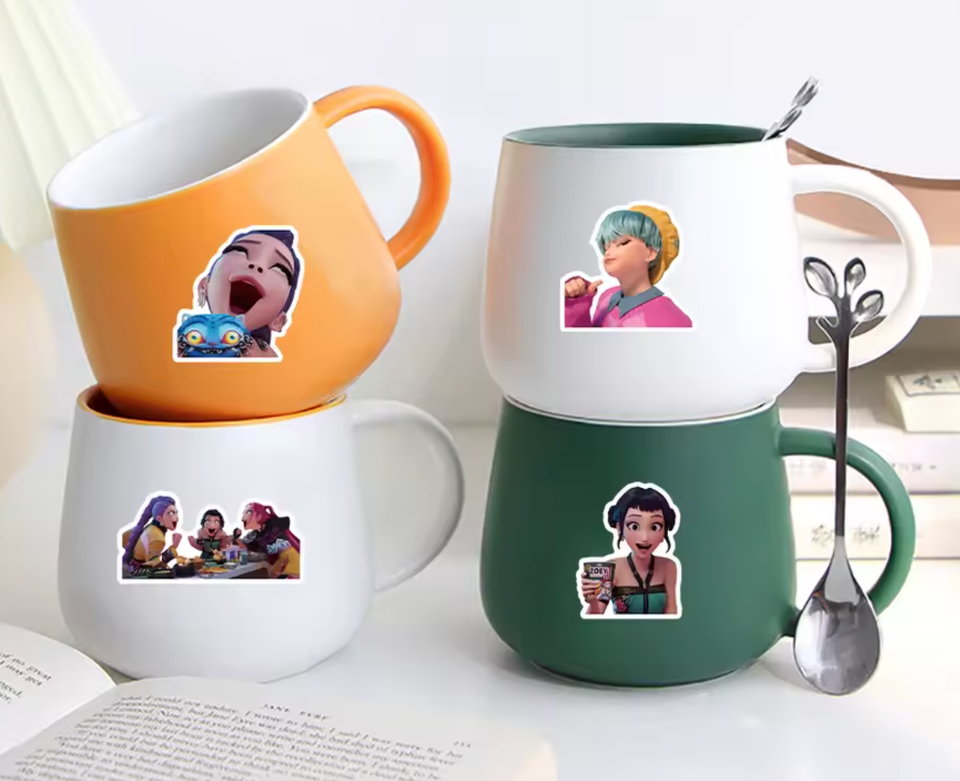 Kpop Demon Hunters Stickers 104pcs, Huntrix, Saja Boys, Golden, Mira ...