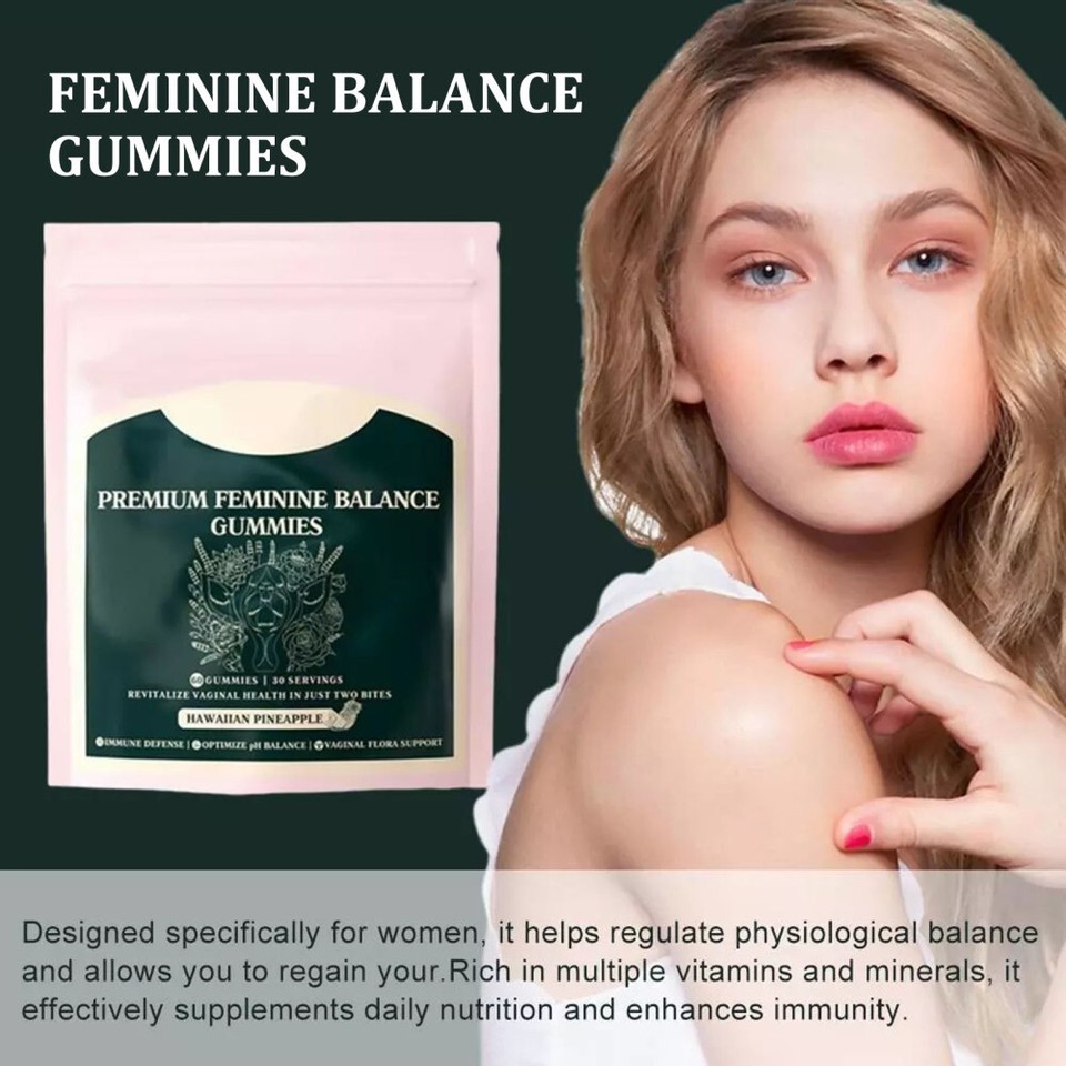 1-3X Premium Feminine Balance Gummies - for Women’s Health & Wellness ...
