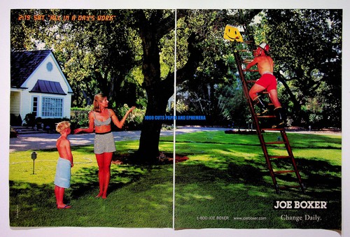 Joe Boxer Underwear 1998 Trade Print Magazine Ad Poster ADVERT | eBay