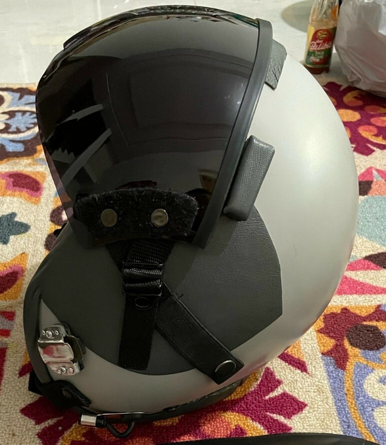 SIZE XL-XXL HGU-55 AVIATOR PILOT TACTICAL HELMET REPRO(OXYGEN MASK NOT ...