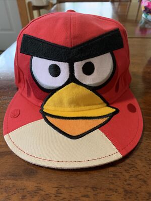 Angry Birds Red Bird Snap Back Cap Baseball Hat | eBay