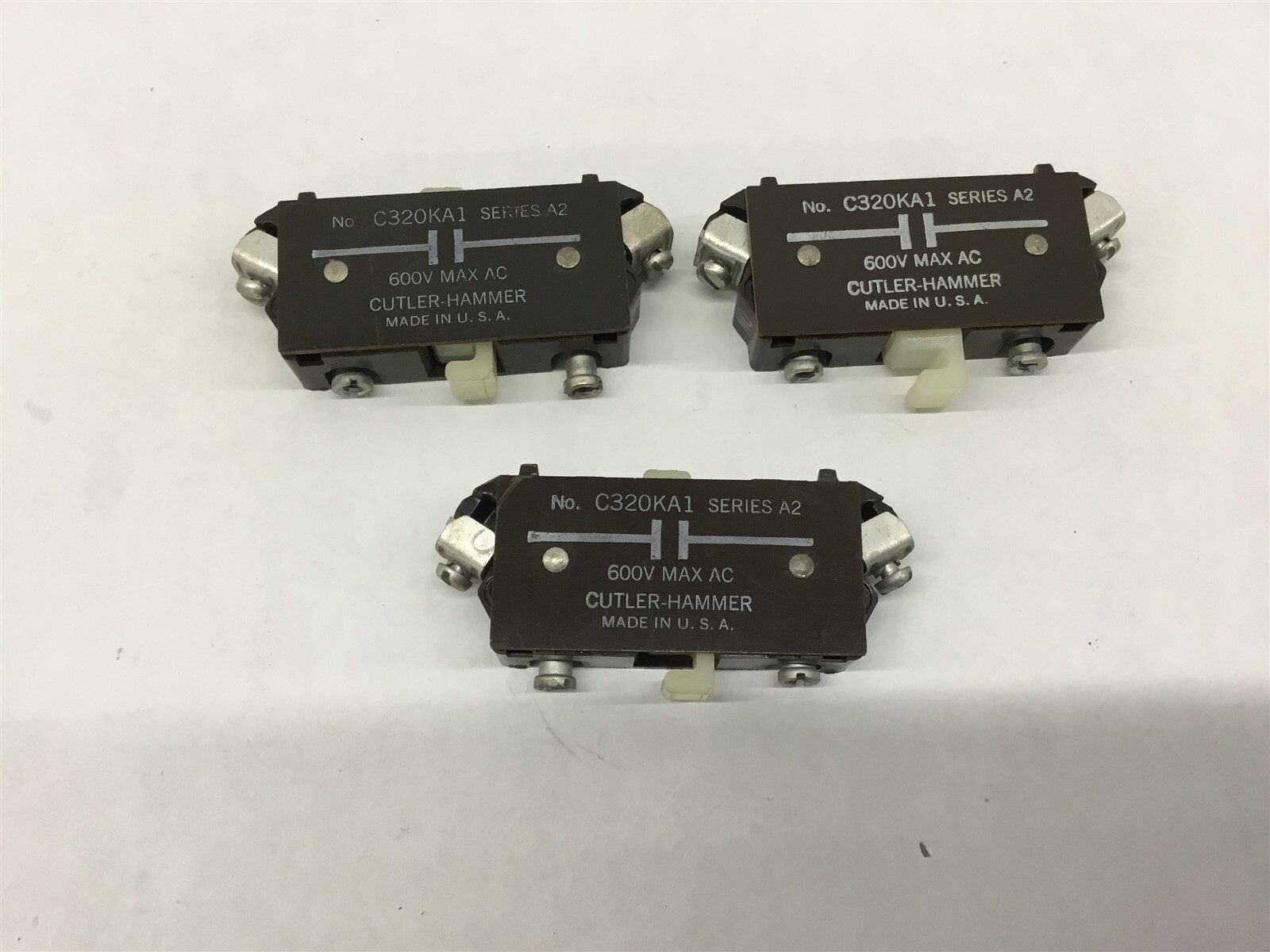 Cutler Hammer C320KA1 600V Max AC Series A2 Lot Of 3 | eBay
