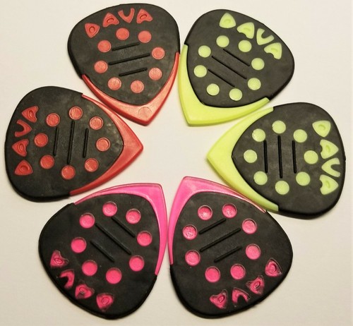 DAVA Control Grip Tips Combo-Pack Guitar PICKS 6 PACK - | eBay