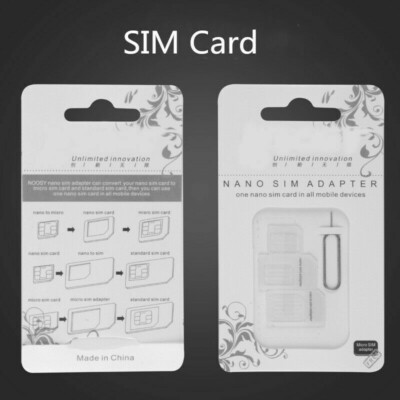 For Car Radio SIM Card Micro/Nano/Standard GSM 4G/3G/2G LTE Prepaid ...