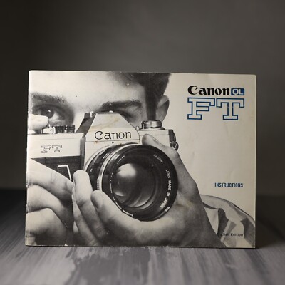 Canon QL FT camera User Instruction Guide Manual | eBay