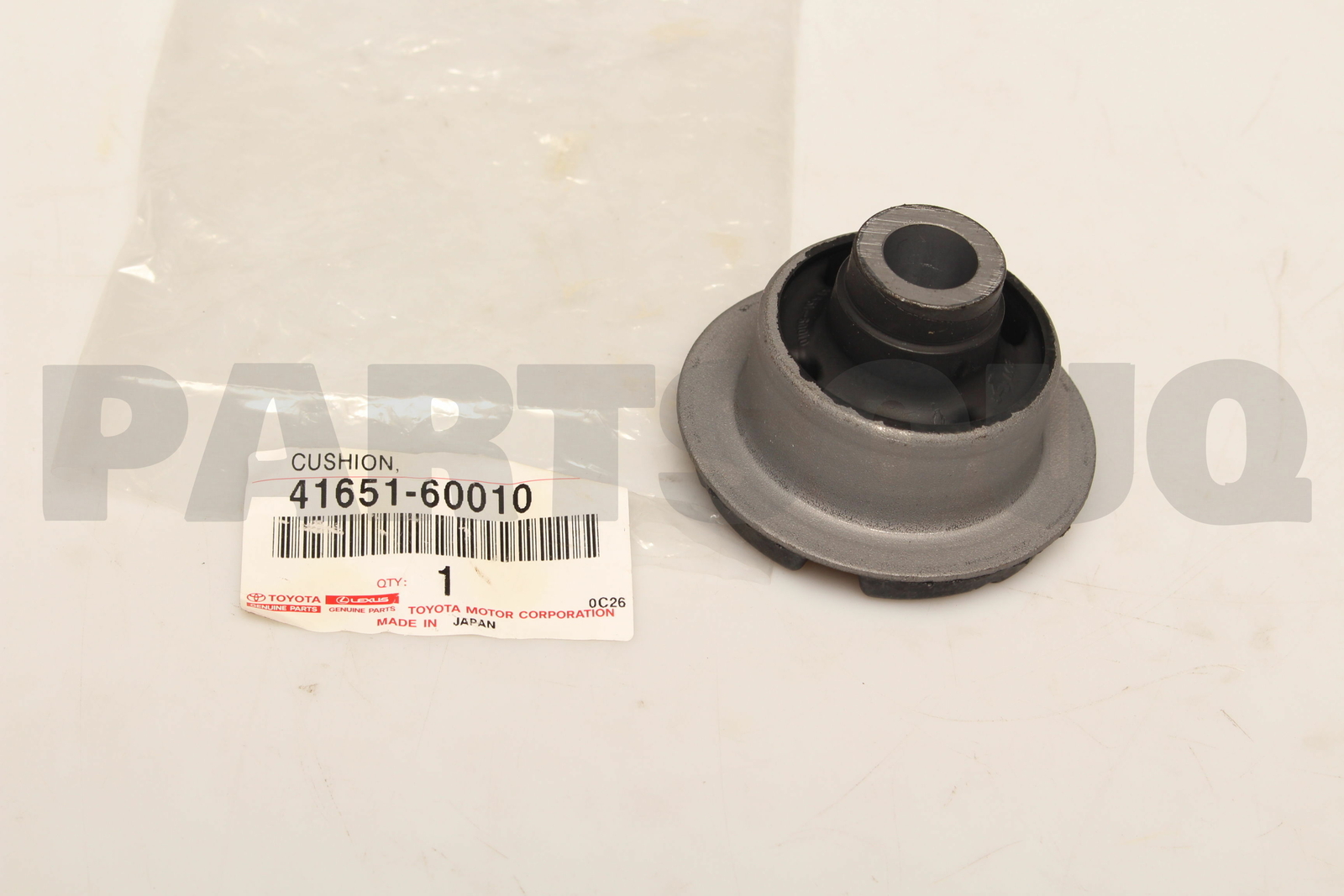 4165160010 Genuine Toyota CUSHION, FRONT DIFFERENTIAL MOUNT, NO.1 41651 ...