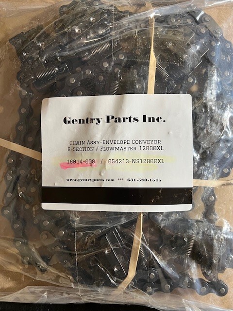 Chain Assy - Envelope Conveyor 8-Section STEEL, NEW 18014-009 PB ...
