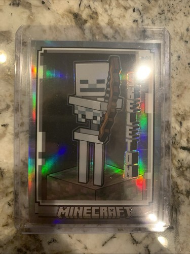 MINECRAFT BASE SET PRIZM SKELETON REFRACTOR NO.44 /149🔥💎🔥💎 | eBay