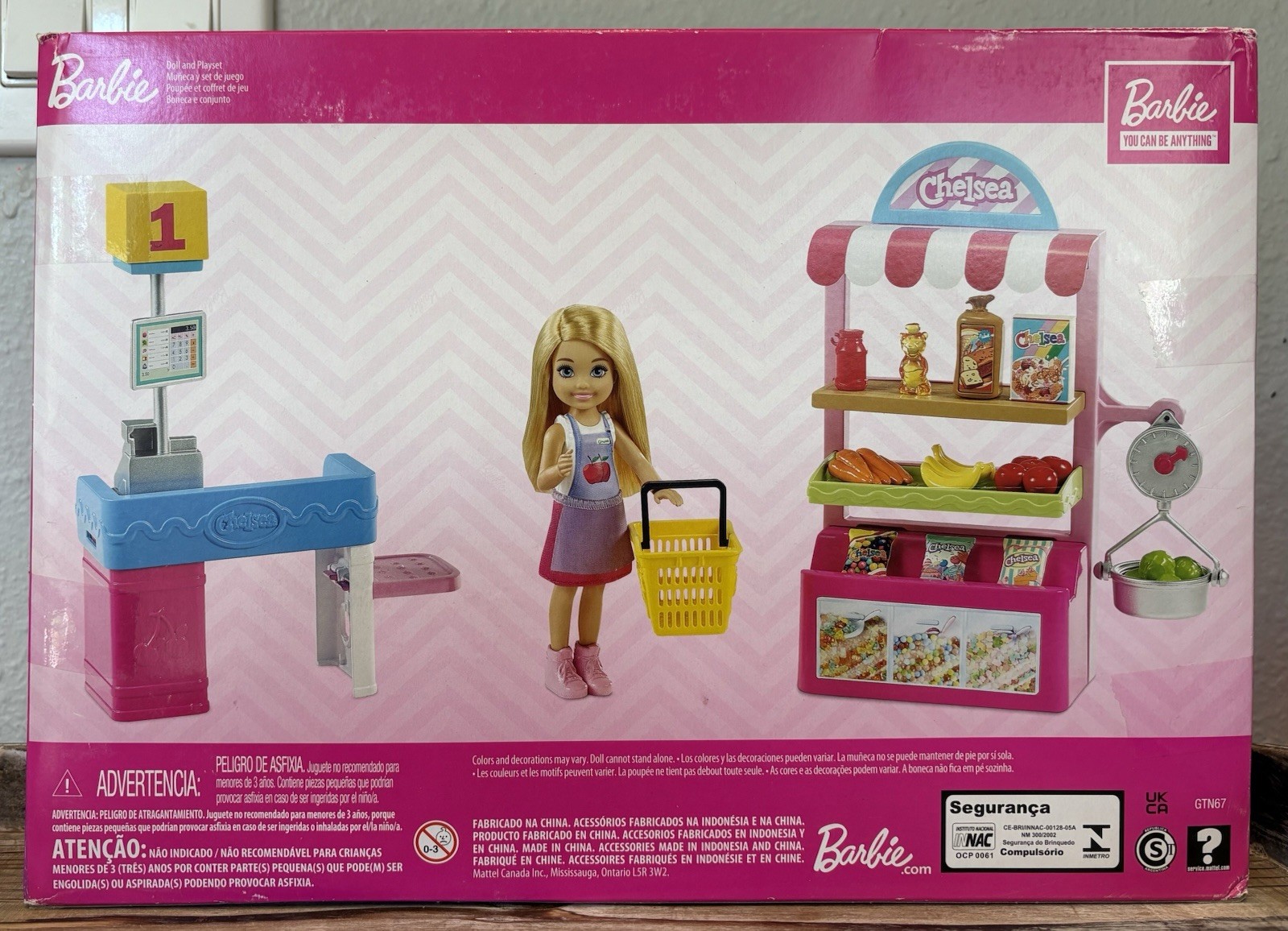 Barbie Chelsea Can Be Doll & Snack Stand Playset with Chelsea Doll ...