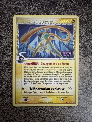 DEOXYS REVERSE - POKÉMON 6/110 EX FANTÔMES HOLON FR | eBay