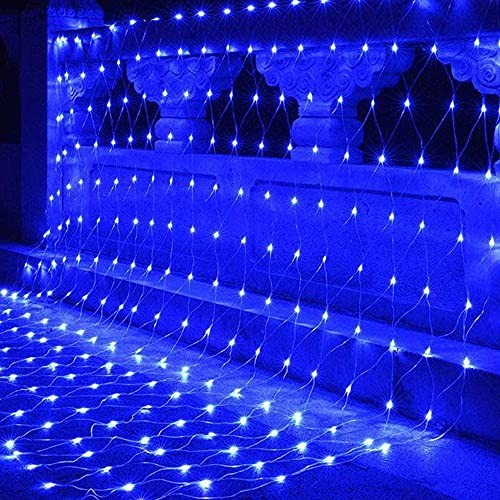 Net Mesh String Lights Waterproof, 200 Light Bubbles, 8 Lighting Modes ...