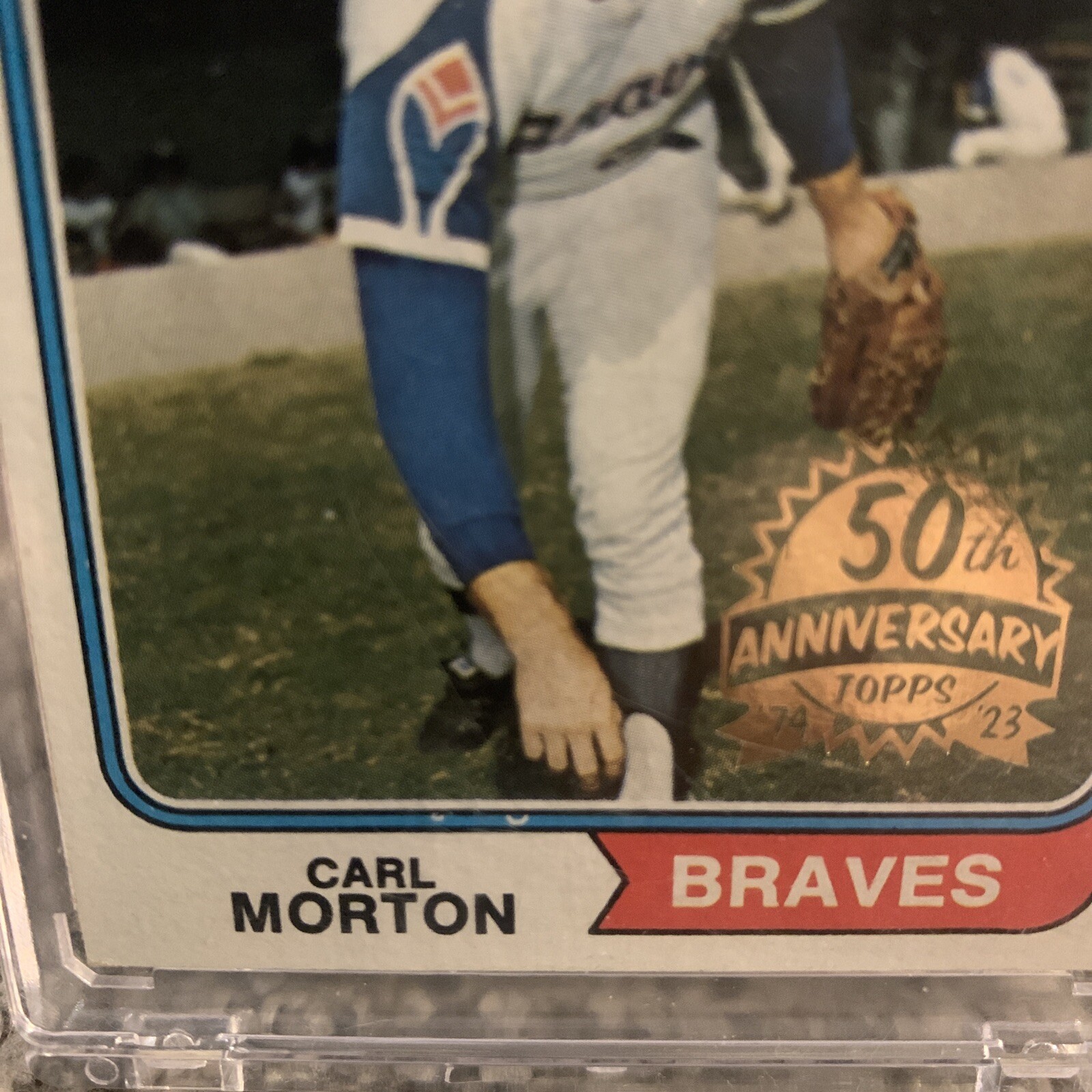 1974 Topps 2023 Heritage Buybacks 50th Anniversary Carl Morton Atlanta ...